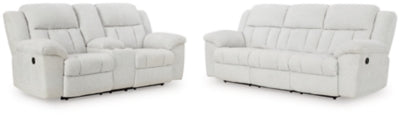 Frohn Reclining Sofa and Loveseat – Ashley Furniture HomeStore - Curaçao